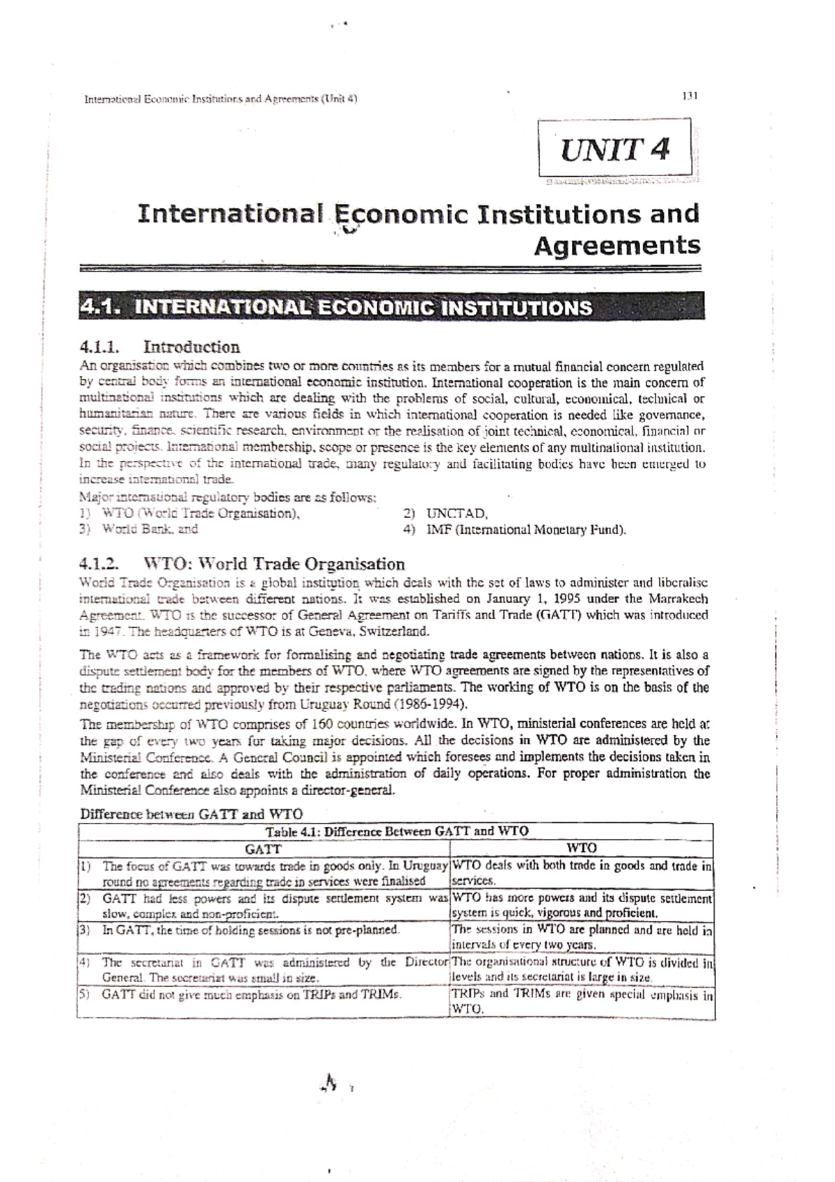 International business Environment unit 4 - MBA - Studocu