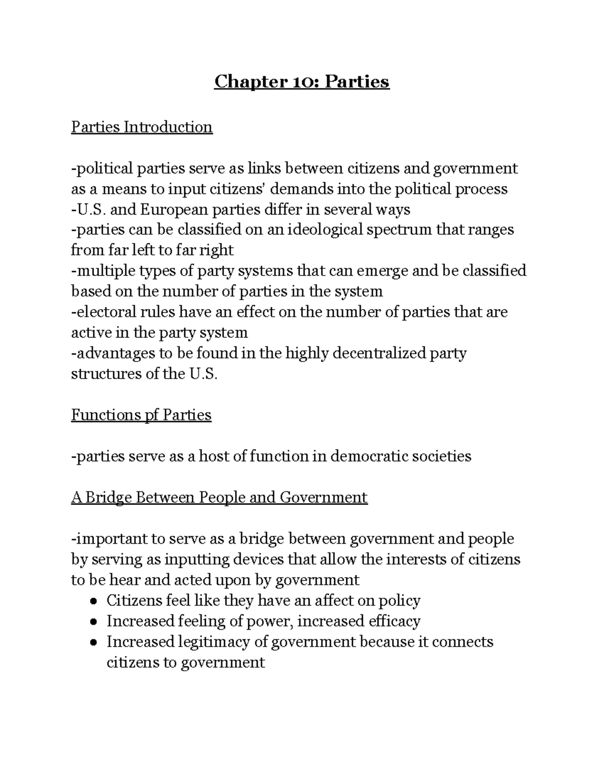 Chapter 10 Parties - Chapter 10: Parties Parties Introduction ...