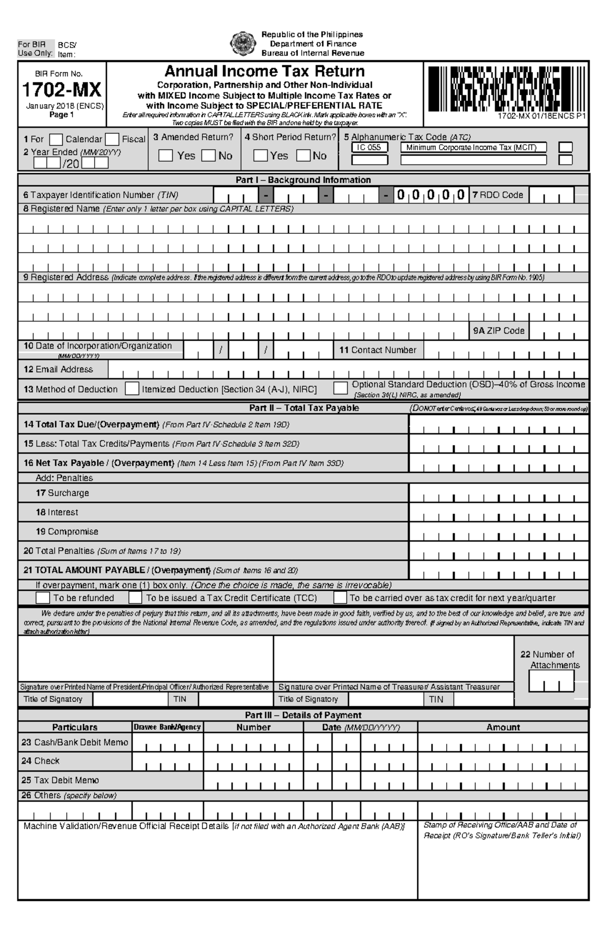 1702-MX - TAXATION - Bachelor of Science in Accountancy - PUP - Studocu