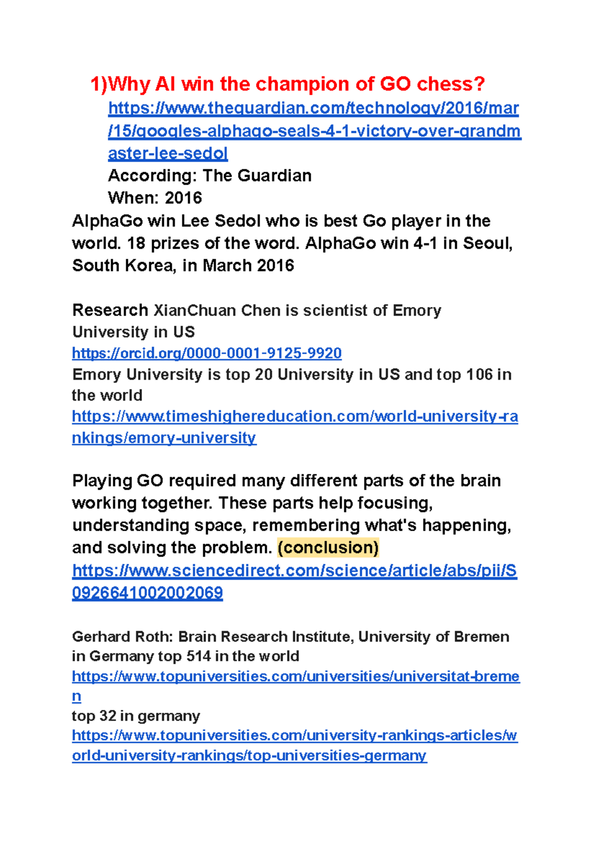 AI is smart than human - 1)Why AI win the champion of GO chess ...