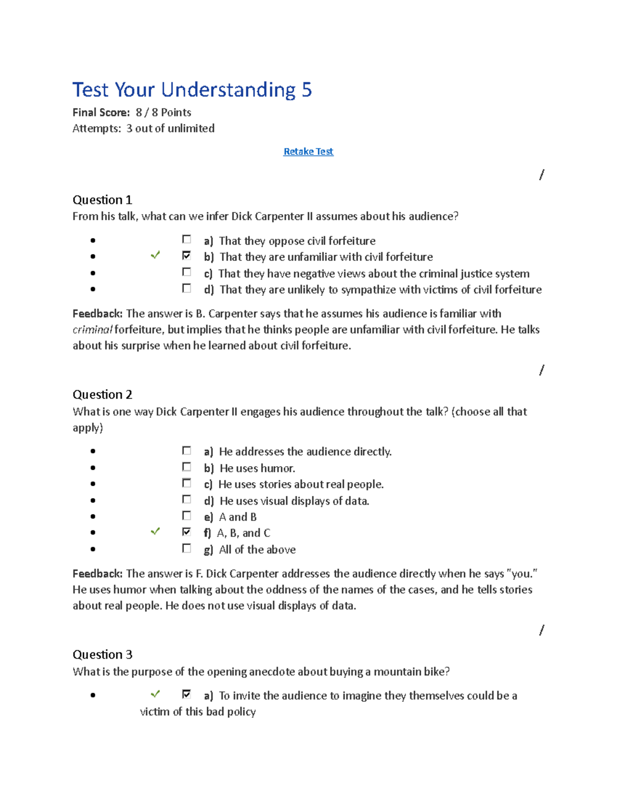 SCS200 Mod6Testing Your Understanding 5 - Test Your Understanding 5 ...