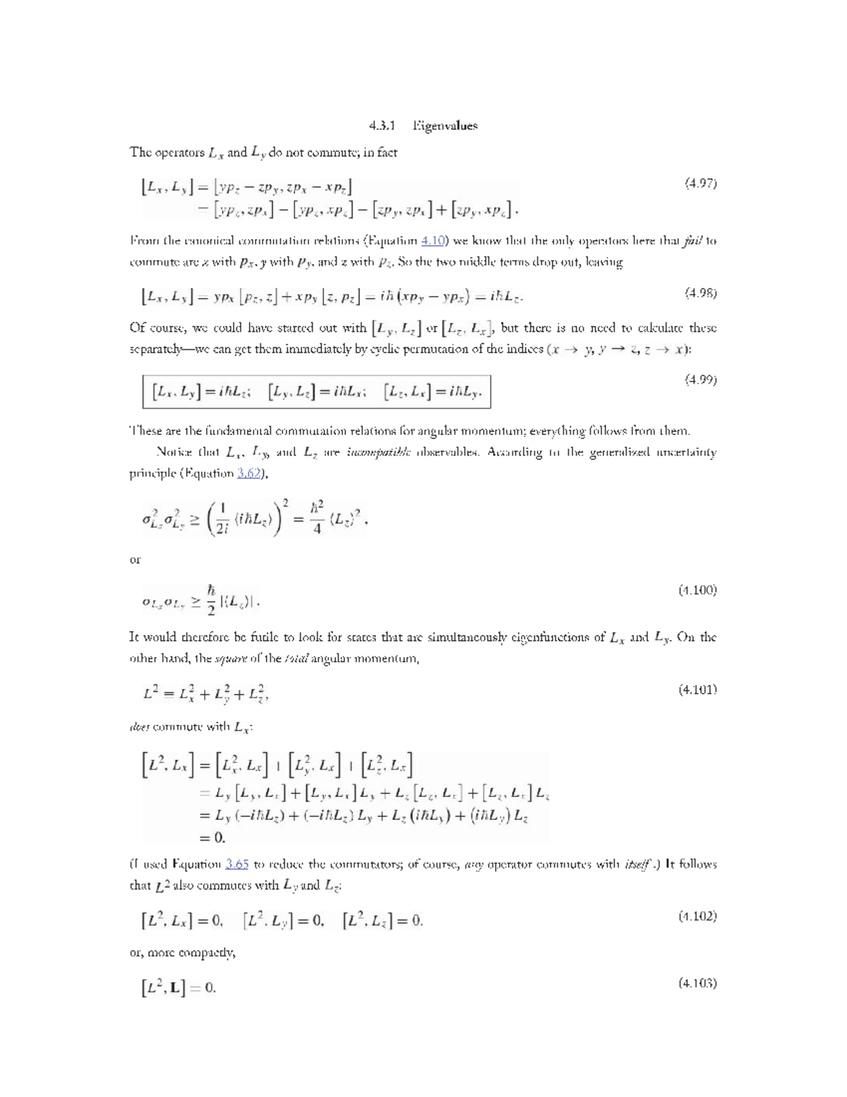 Eigenvalues - Chapter 4 Lecture Notes - PH 3410 - Studocu
