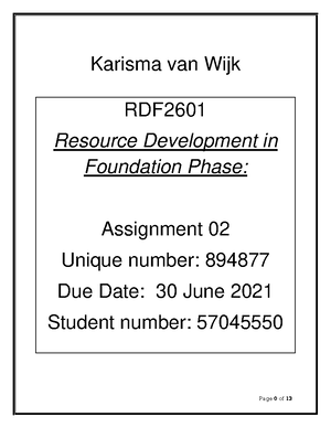 [Solved] QUESTION 1 38 Learning and teaching support materials resources - Resource Development ...