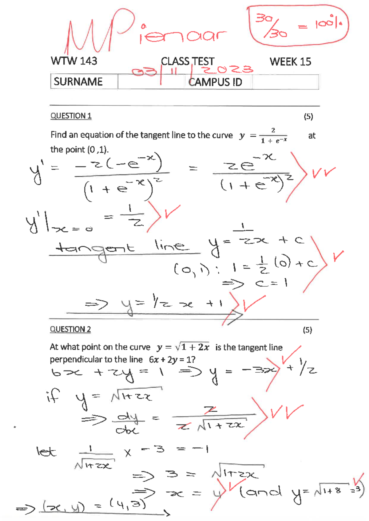 WTW 143 CT WK 15 (MEMO) - WTW 134 - Studocu
