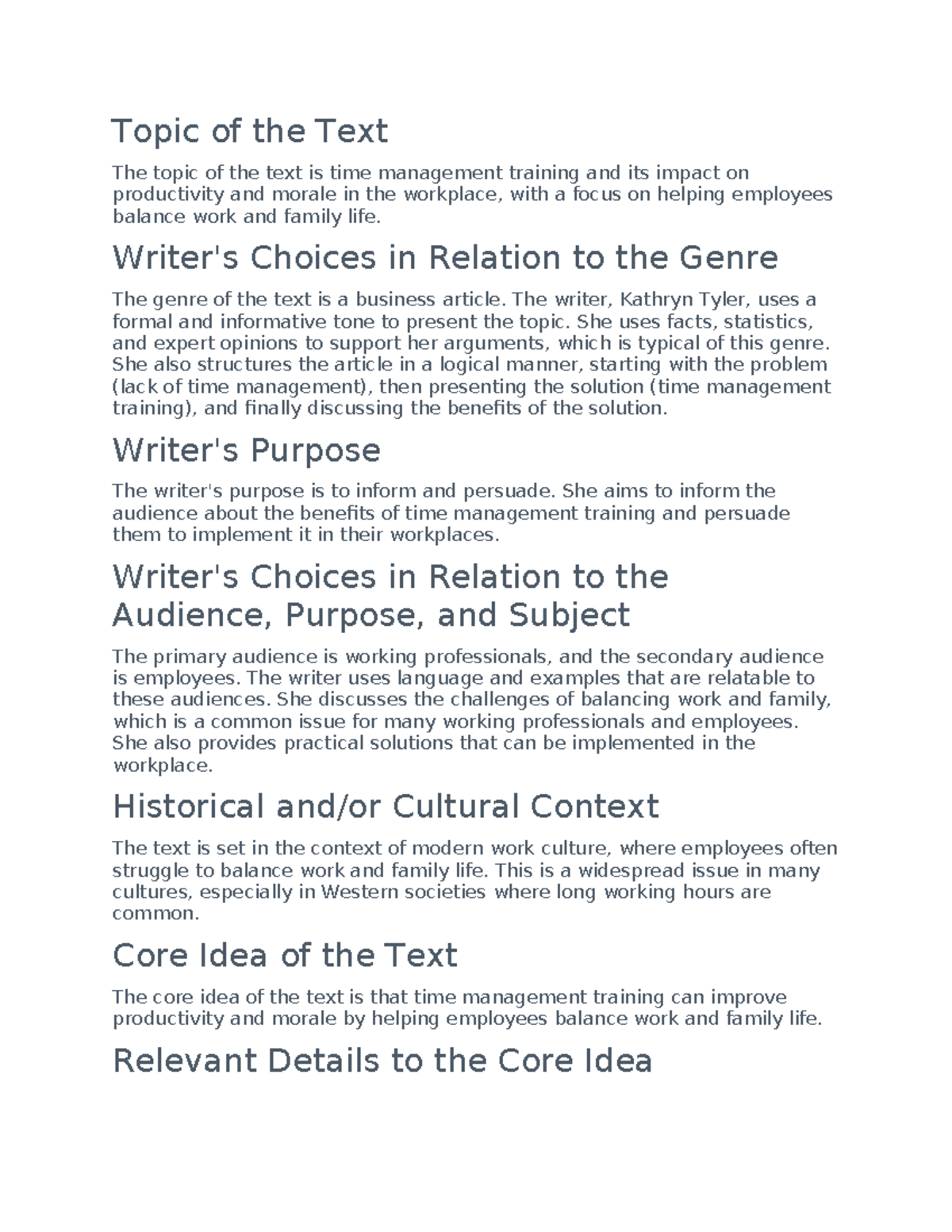 5.1 Mod 5 Assignment 1 - Topic of the Text The topic of the text is ...