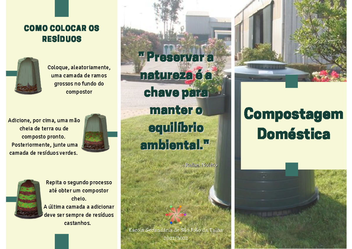 Panfleto Compostagem mnih khinhk nuguhj - " Preservar a" Preservar a ...