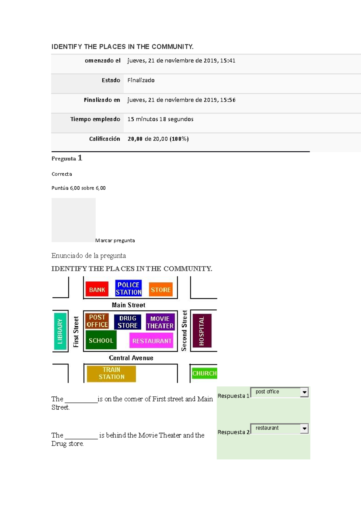438454669 Ejercicio Unidad 5 Ingles 4En - IDENTIFY THE PLACES IN THE ...
