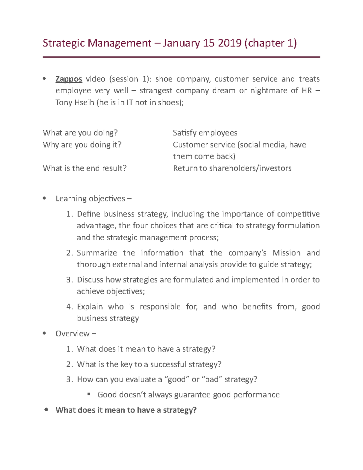 class-2-chapter-1-strategic-management-january-15-2019-chapter-1