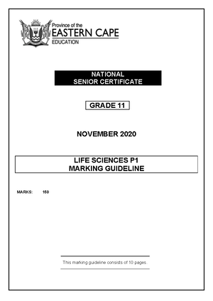Gr.11 Life Sciences Answers for the Remote learning booklet - Term 1 ...