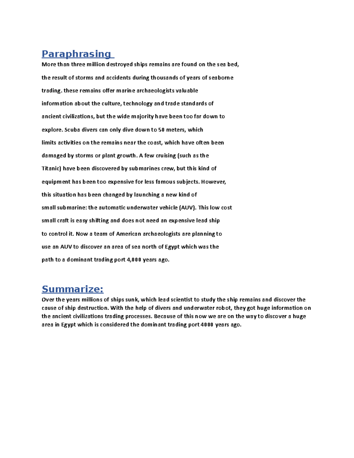 Paraphrasing - Education Fee1 - Paraphrasing More than three million ...