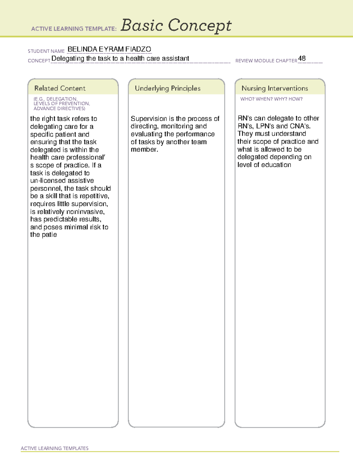 FR9 - assignment purposes - 102 - ACTIVE LEARNING TEMPLATES Basic ...
