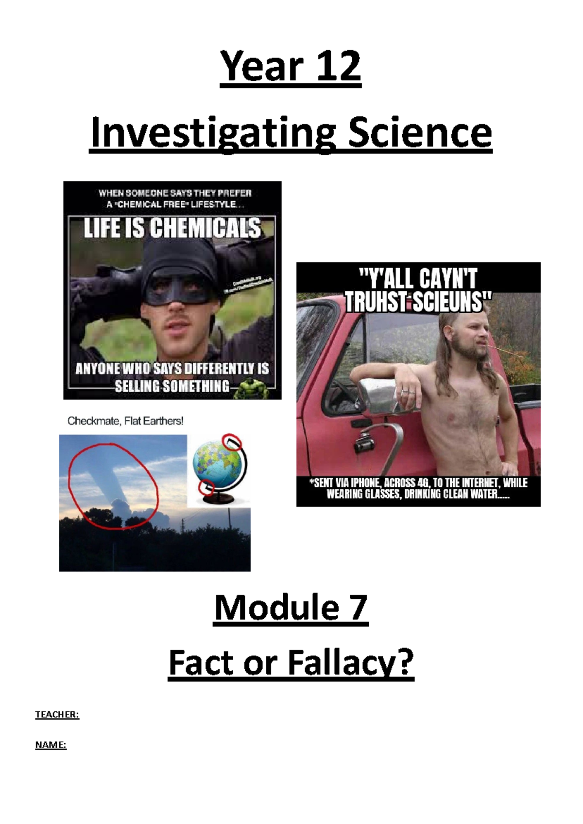 IS Mod7 WB 2023 (1) - inv sci - Year 12 Investigating Science Module 7 ...