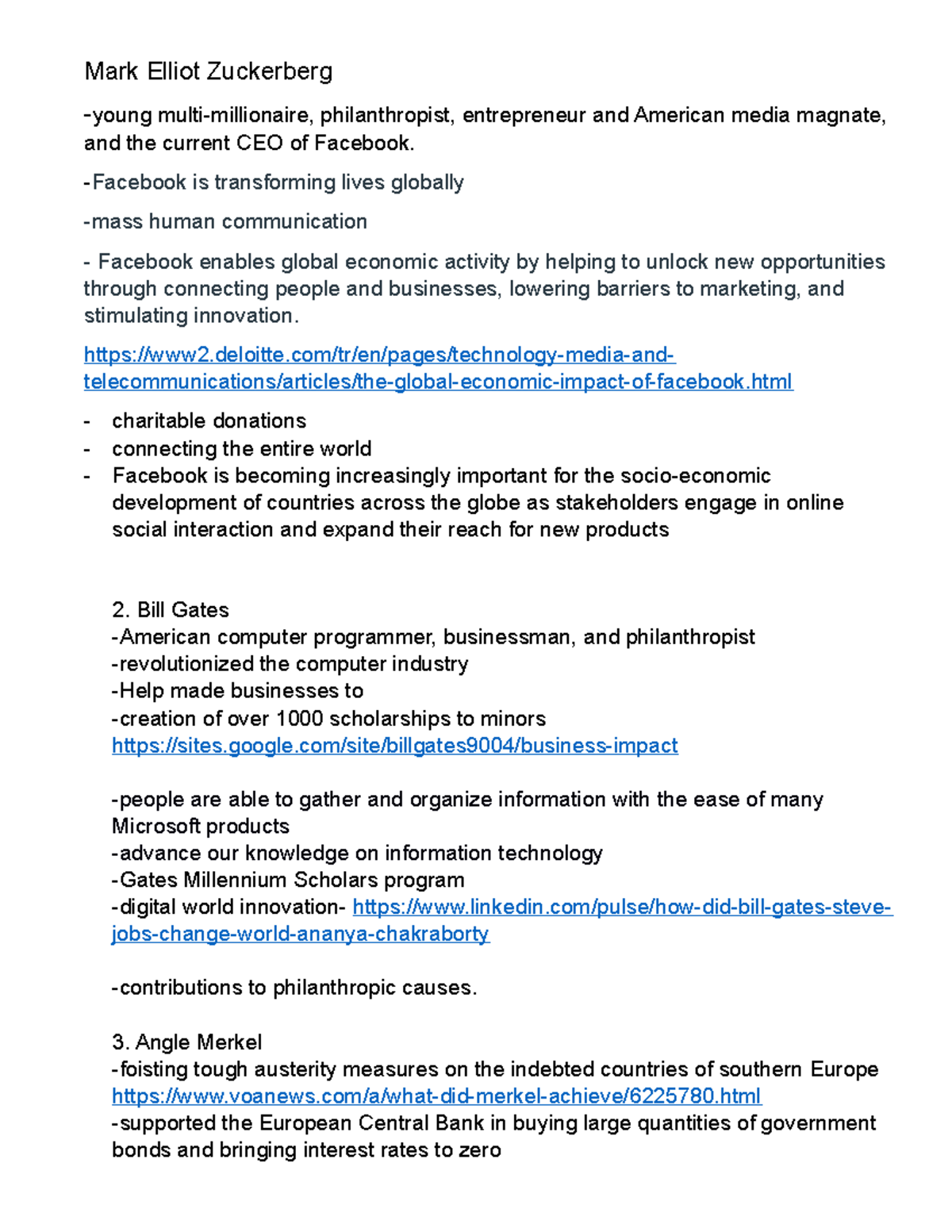 Infographics - Person of the Year - Mark Elliot Zuckerberg - young ...