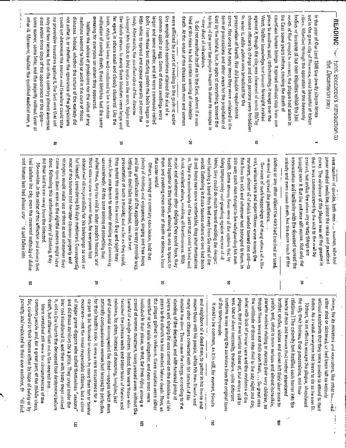 16 Boccacio's Decameron - FL 101 - Studocu