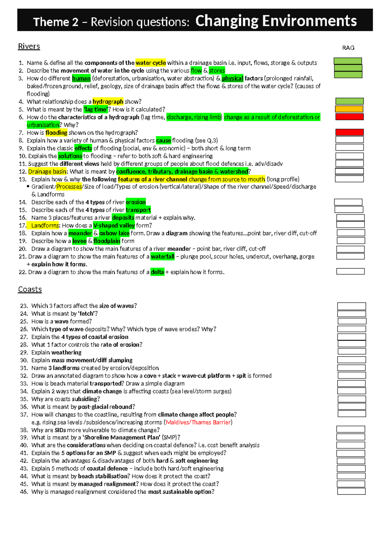Theme 2 - Revision questions NEW SPEC 2022 - Theme 2 – Revision ...