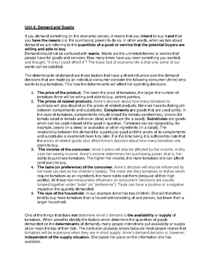 Production, Income and Spending - Unit 3: Production, Income and ...