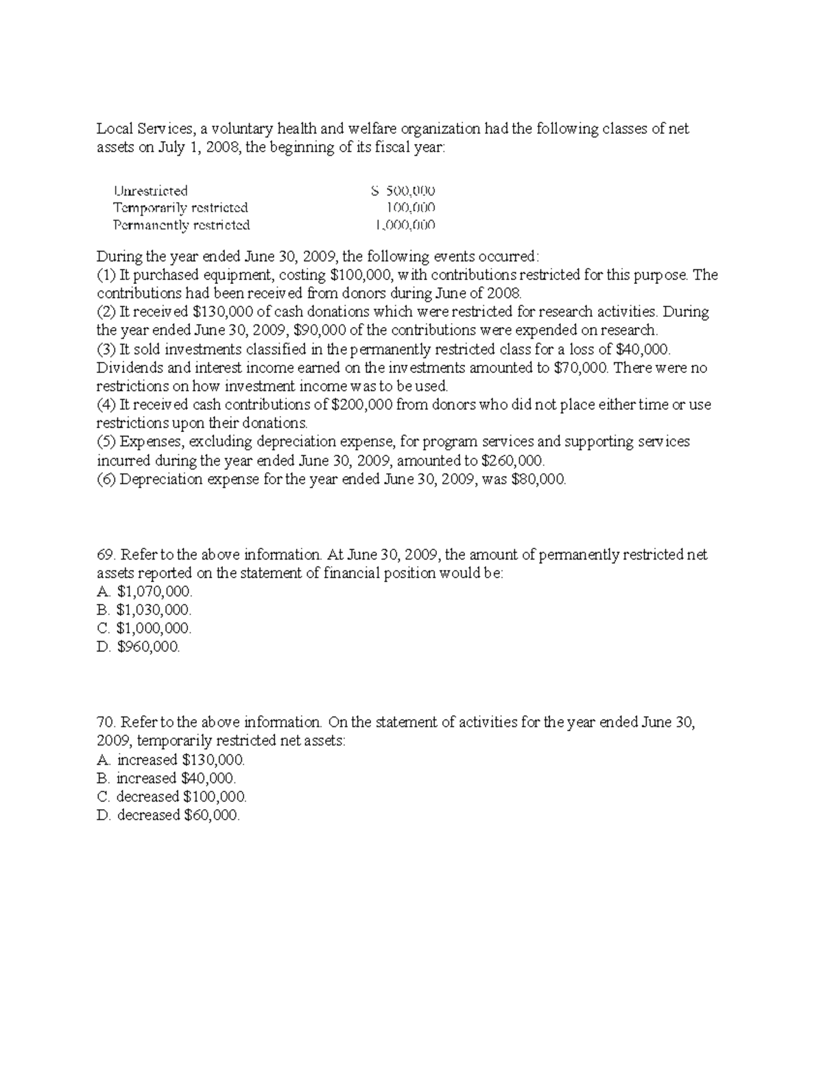 Local Services summary notes - Local Services, a voluntary health and ...