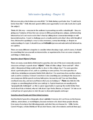 Exploring Public Speaking Chapter 5 Researching Your Speech Topic