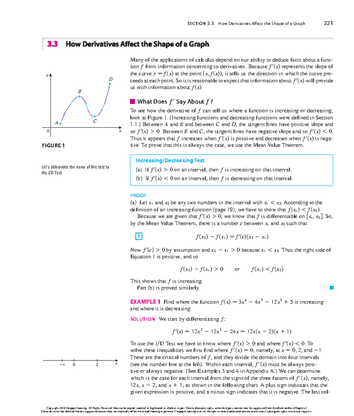 UN Math ch3-3 - math work - SECTION 3 How Derivatives Affect the Shape ...