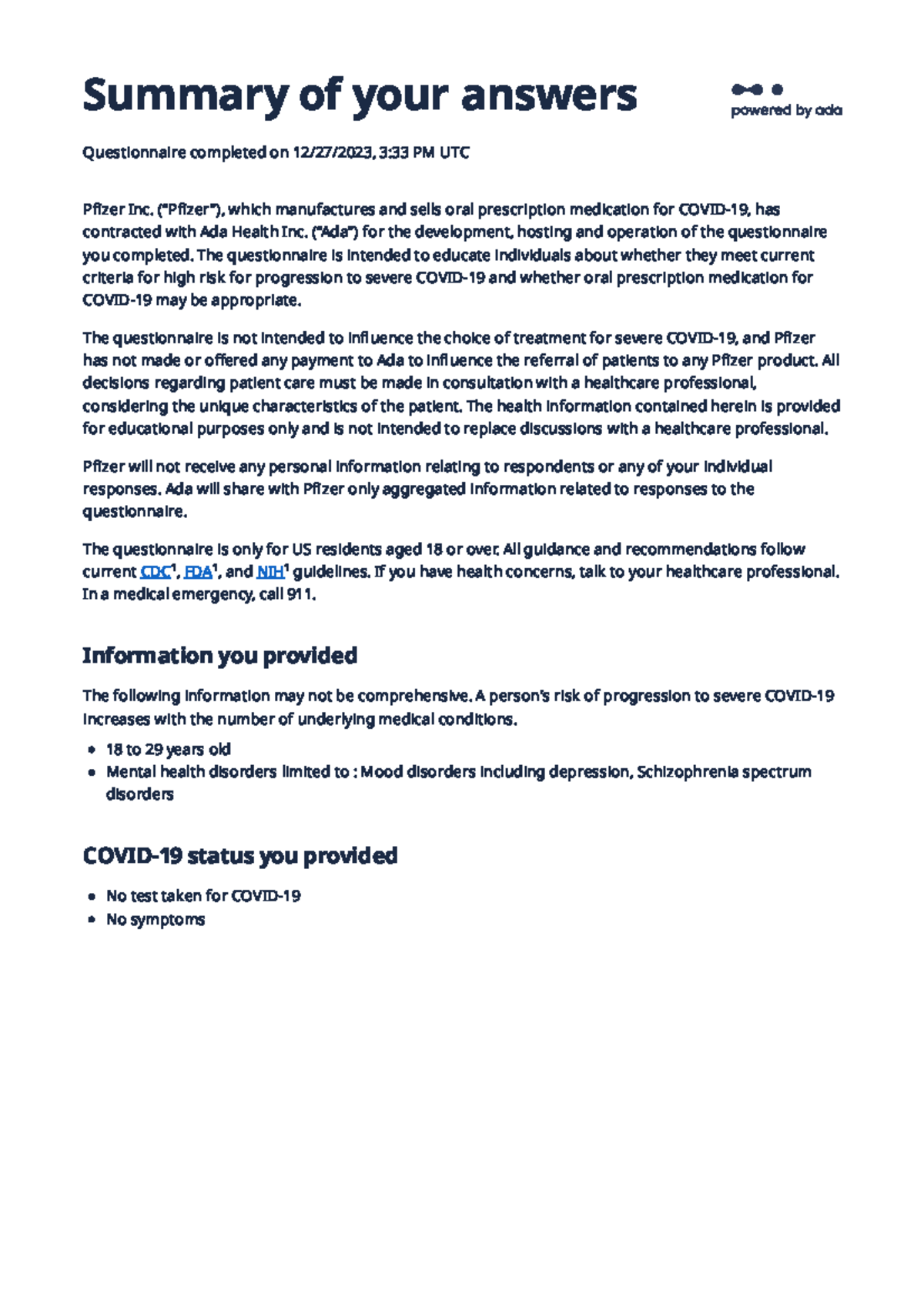 Report - Summary Biology For Health Professionals (GL) - Summary of ...