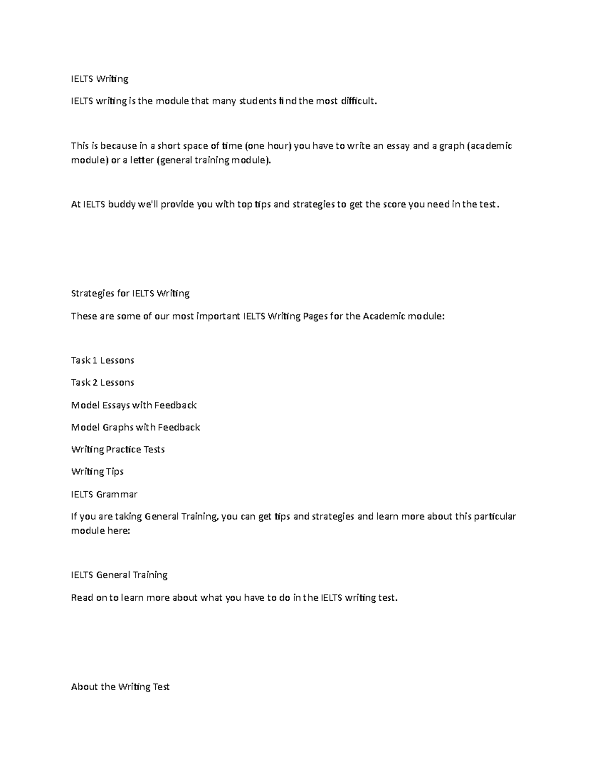 Ielts Writing - Helpful - IELTS WritingIELTS writing is the module that ...