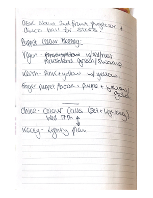 12 on Stage - Notes from term 1 - all modules passed and good feedback ...