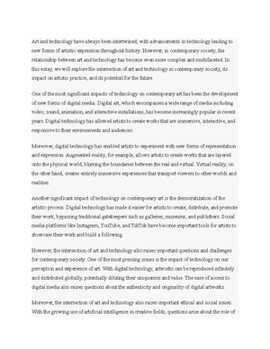 Art as a form of social commentary - Art has been a tool for ...