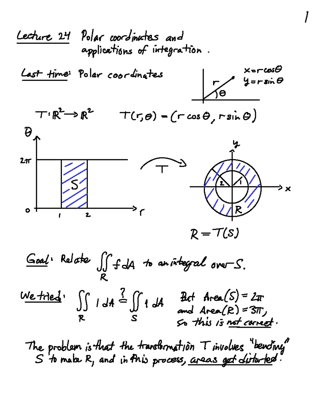 Lecture 24 - cylindrical triple integrals - MATH 241 - Studocu
