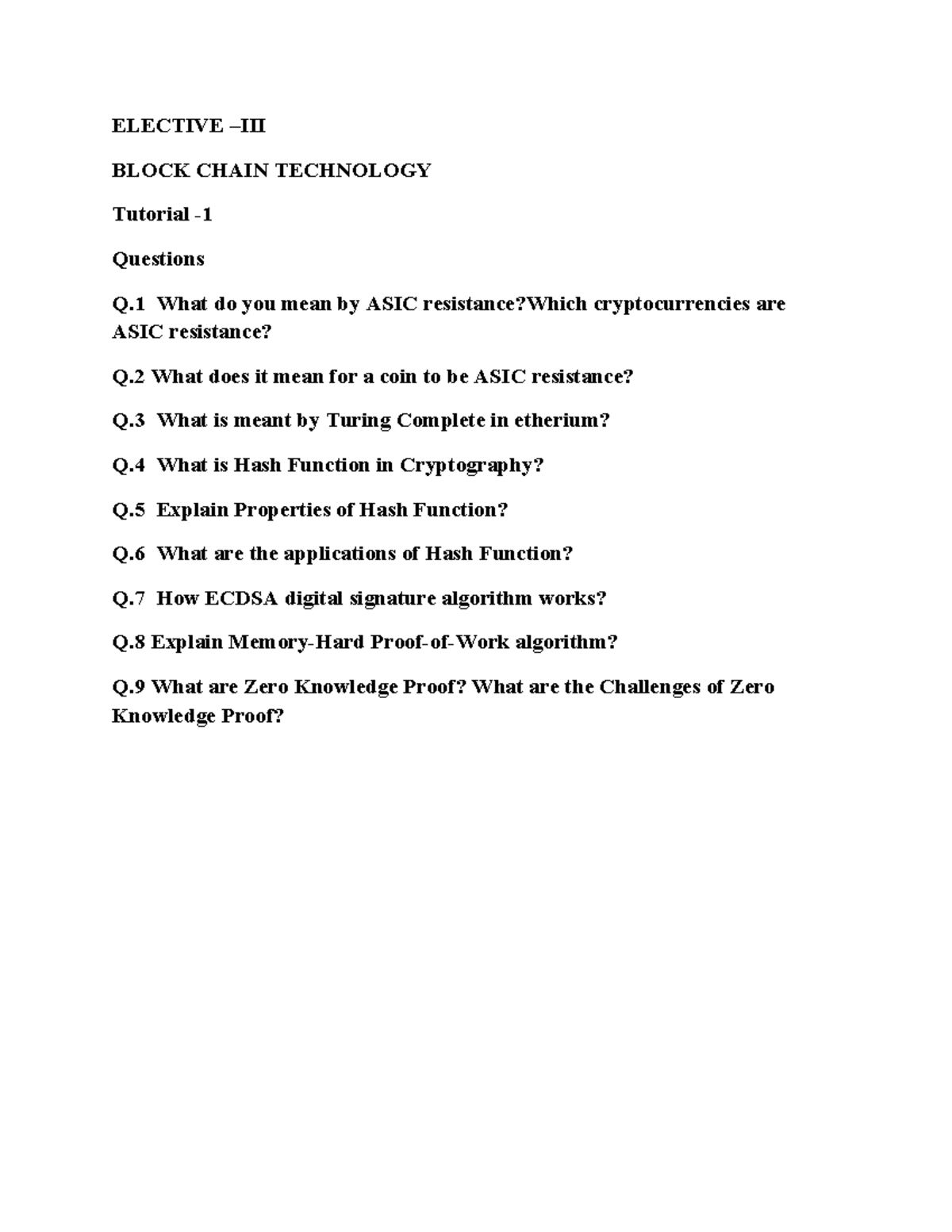 F12756384 - lecture notes - ELECTIVE –III BLOCK CHAIN TECHNOLOGY ... F12756384 - lecture notes - ELECTIVE –III BLOCK CHAIN TECHNOLOGY ...