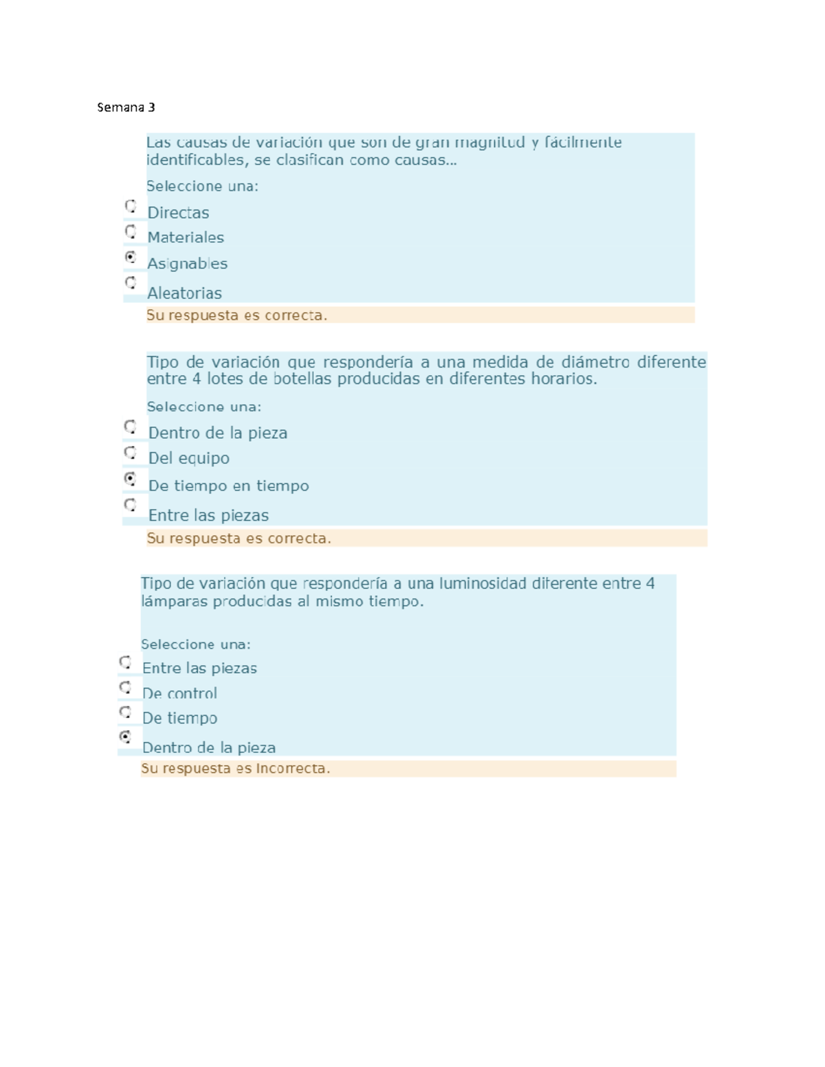 Semana 3 controlestadistico - Control estadístico de procesos y servicios - Semana - Studocu