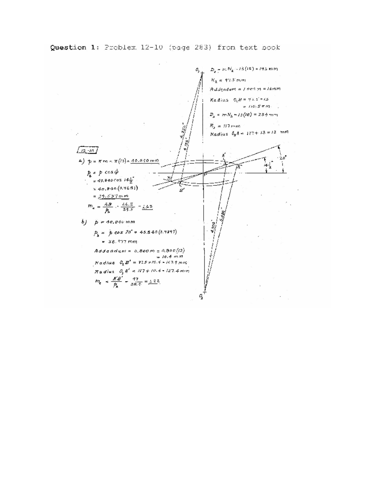 Problems and solutions-Gear problems - MECH 343 - Studocu