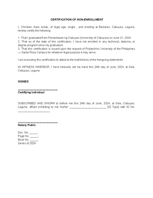 Answer to module 1 and 2 math in the modern world - Assessment 1 I ...