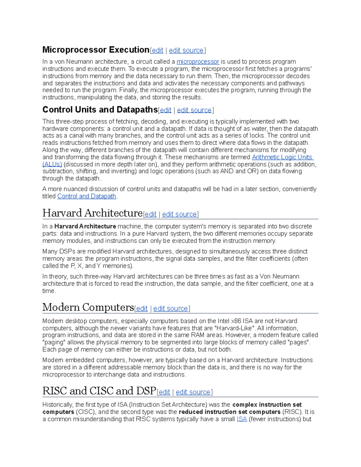 Std3 - MICROPROCESSOR IN DETAIL. CREDITS TO THE OWNER - Microprocessor Execution[edit | edit ...