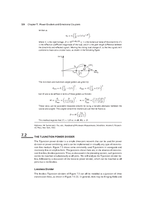Power Dividers and Directional Couplers-1-134-4 - Chapter 7: Power Dividers and Directional ...
