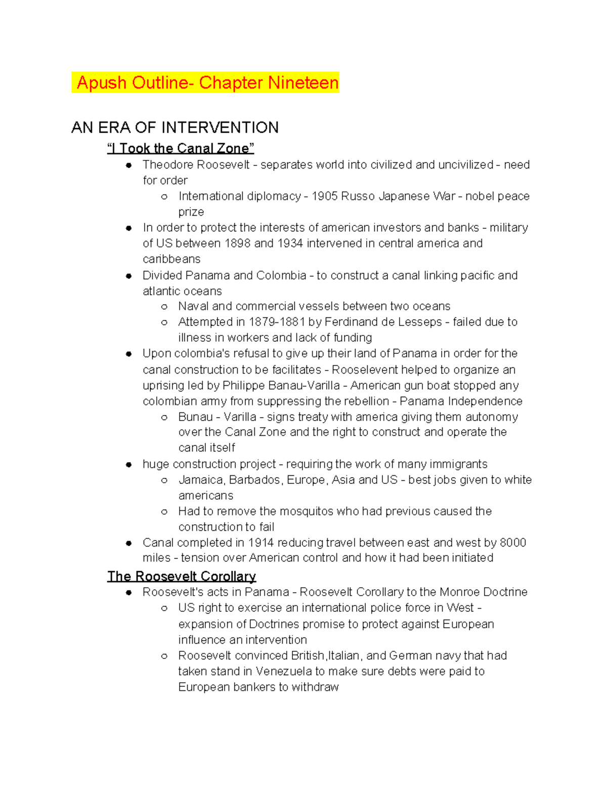 Apush Outline- Chapter Nineteen - Freedom took on new significance The ...
