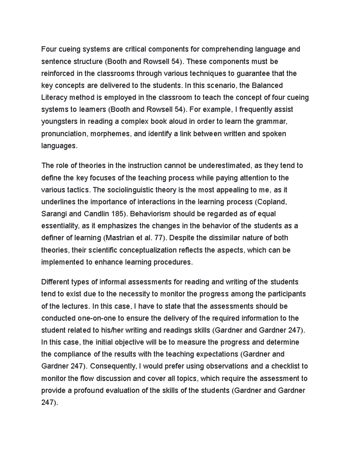 Scientific conceptualization reflects the aspects - Four cueing systems ...