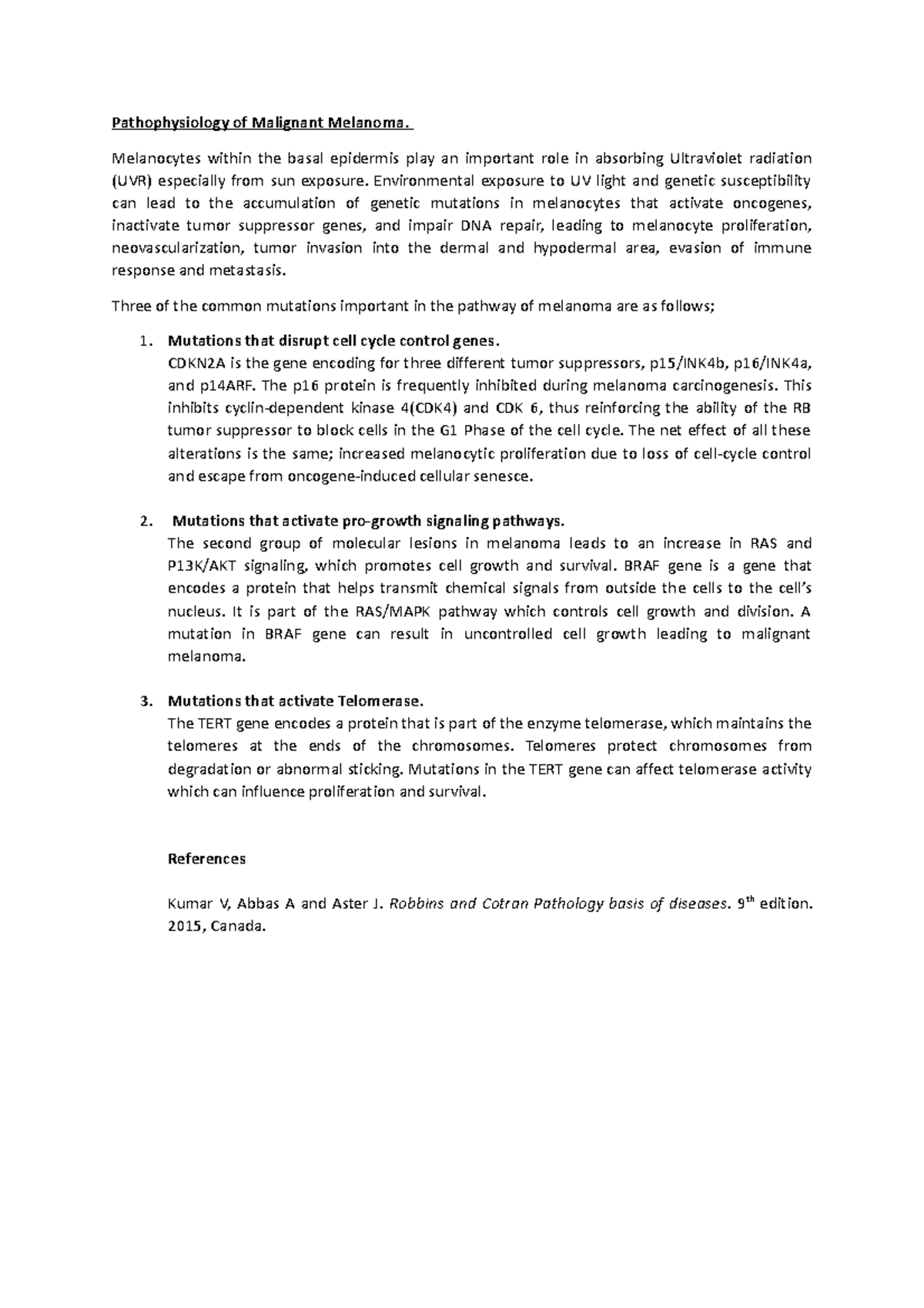 Pathophysiology of Malignant Melanoma - Melanocytes within the basal ...