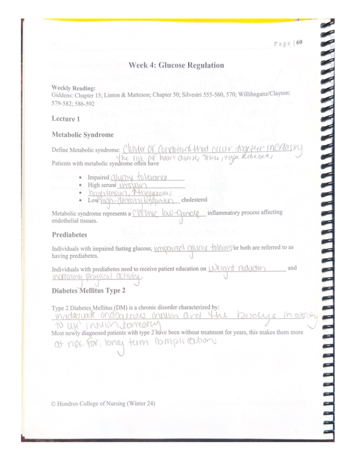 Nur 176 Week 4 - Assignment - NUR 176 - Studocu