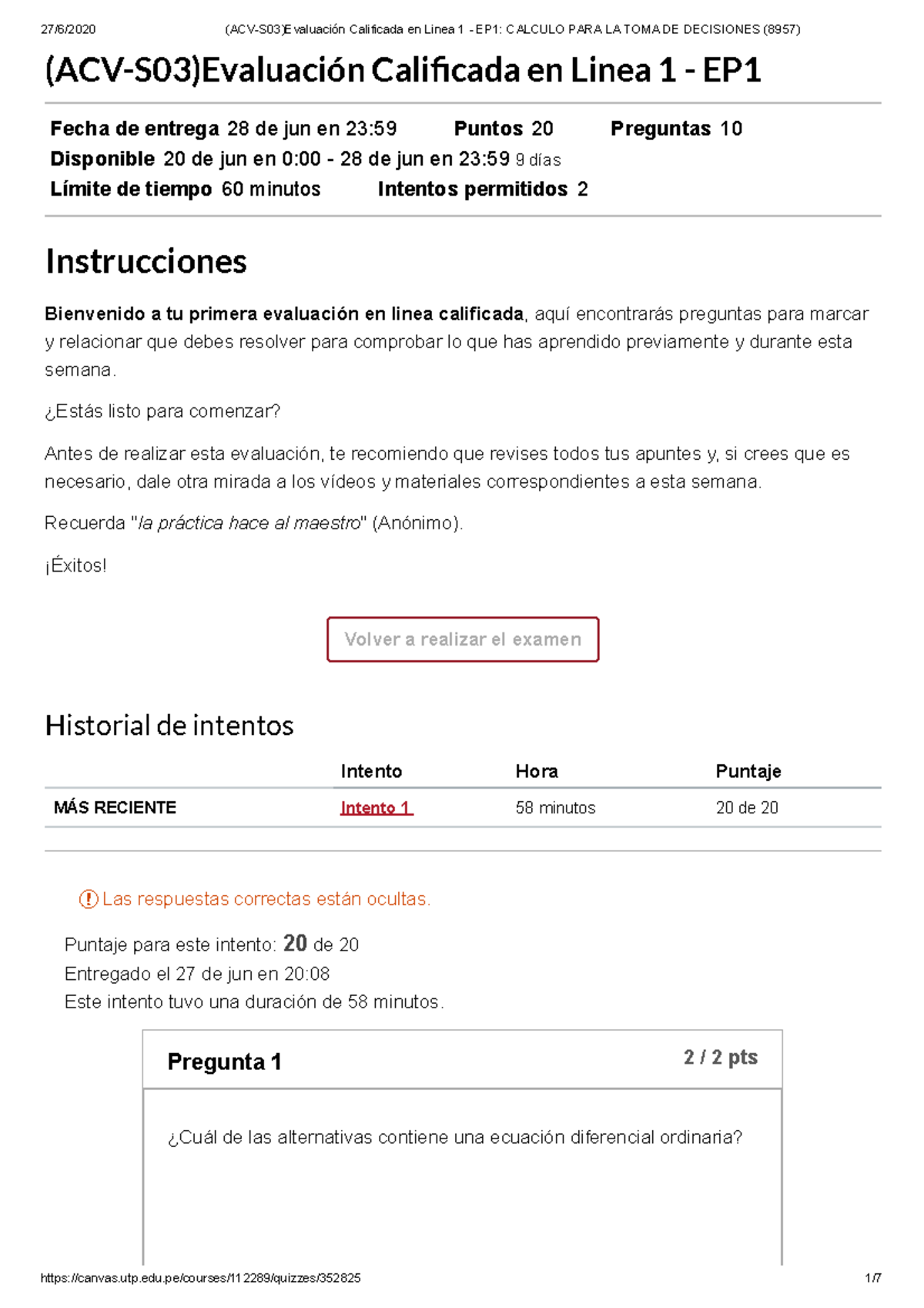 484449455 ACV S03 Evaluacio n Calificada en Linea 1 EP1 Calculo PARA LA TOMA DE Decisiones 8957 ...