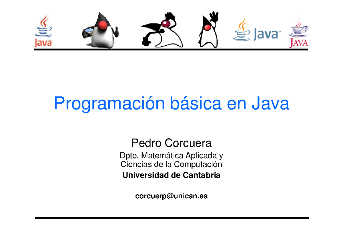 Prog Basica Java estructura de datos - Programación básica en Java ...