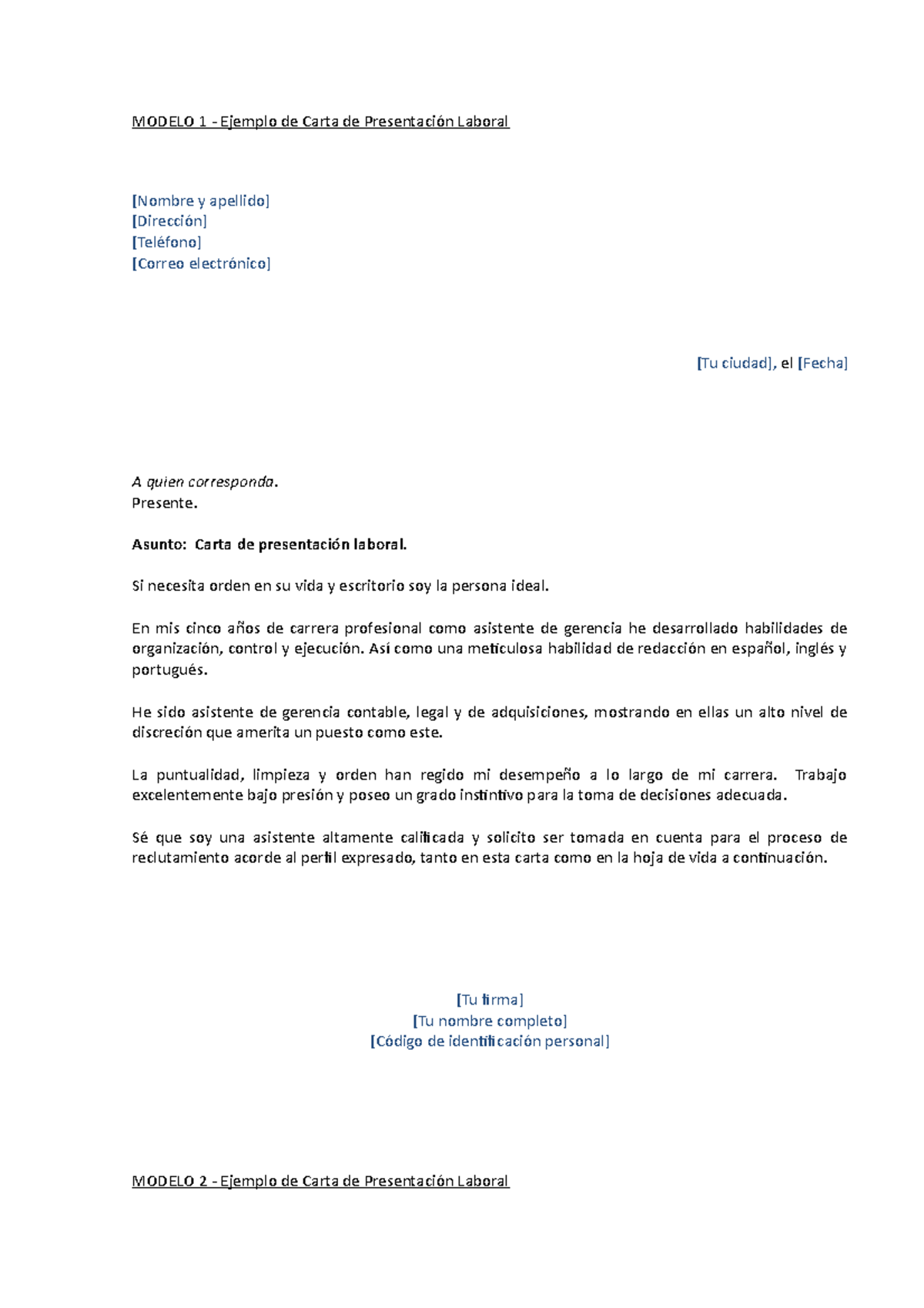 3-6-modelo-de-carta-de-presentacion-laboral 41 - MODELO 1 - Ejemplo de Carta de Presentación ...