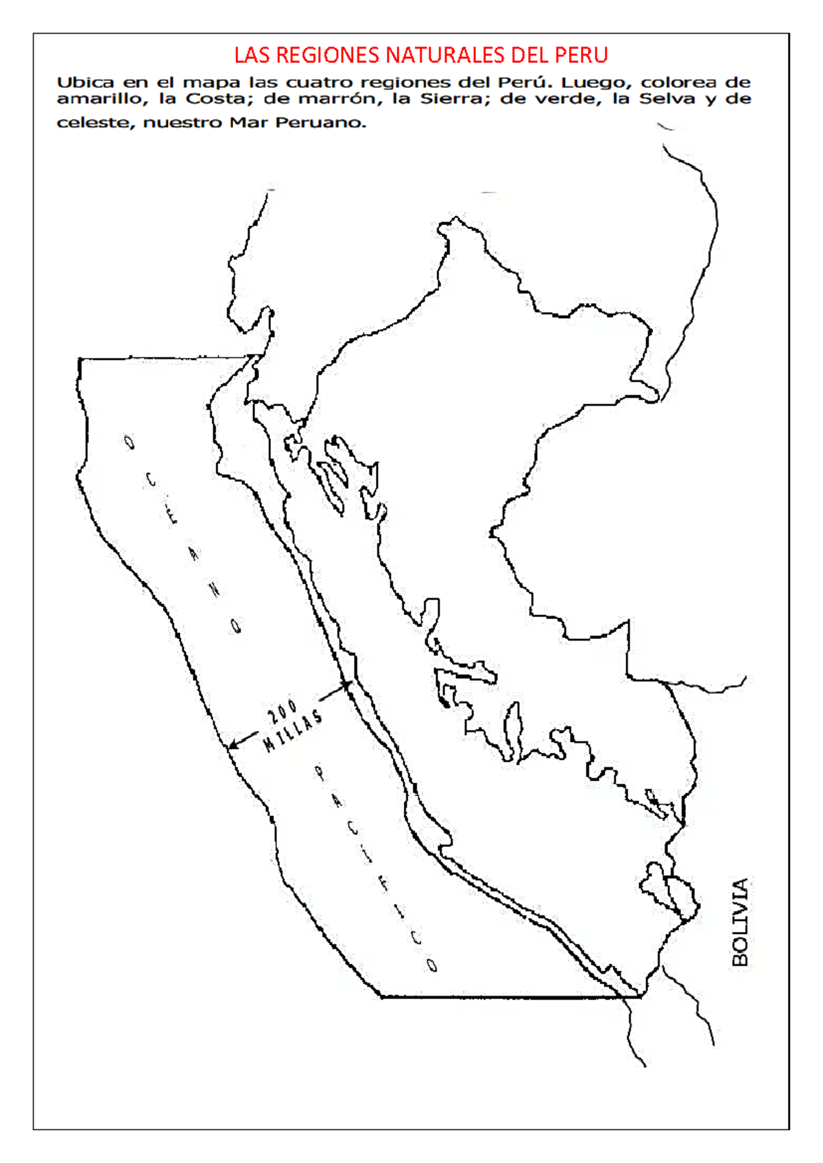 LAS Regiones Naturales DEL PERUg - Personal Social - LAS REGIONES ...