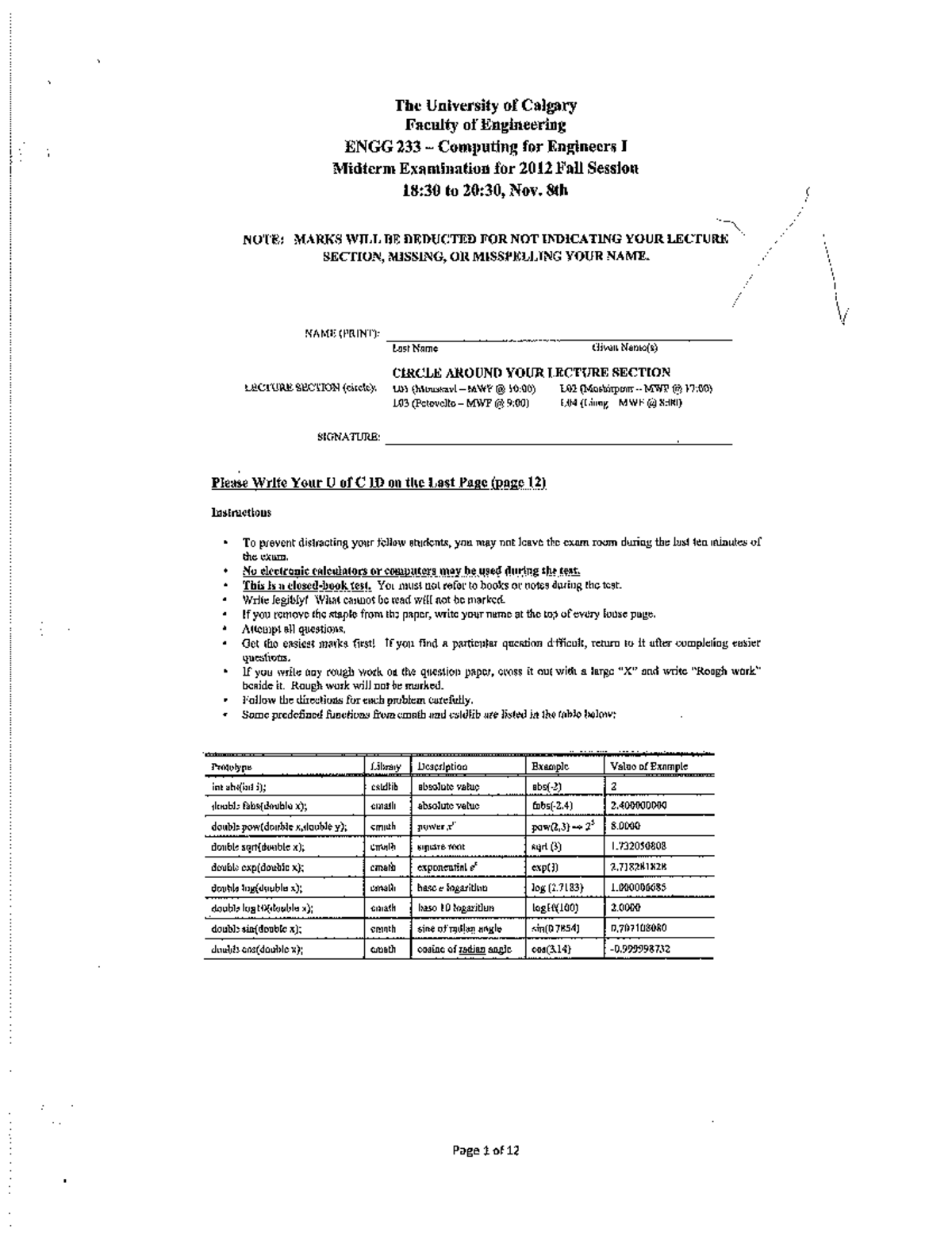 ENGG 233 Roadmaps Midterm - Chemical 505 - Studocu