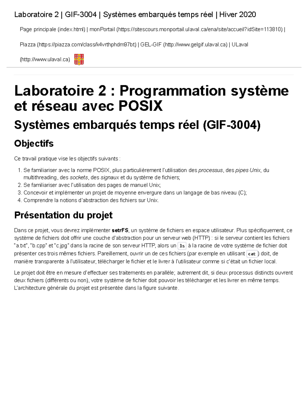 Laboratoire 2 GIF-3004 - Laboratoire 2 | GIF-3004 | Systèmes embarqués ...