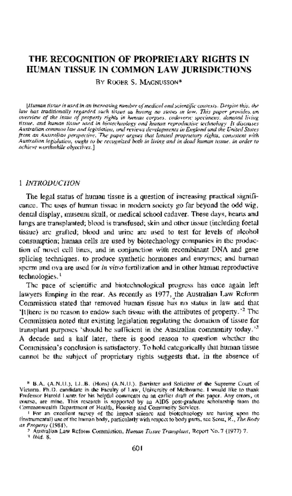 5 - it is a good document on human rights law - THE RECOGNITION OF ...