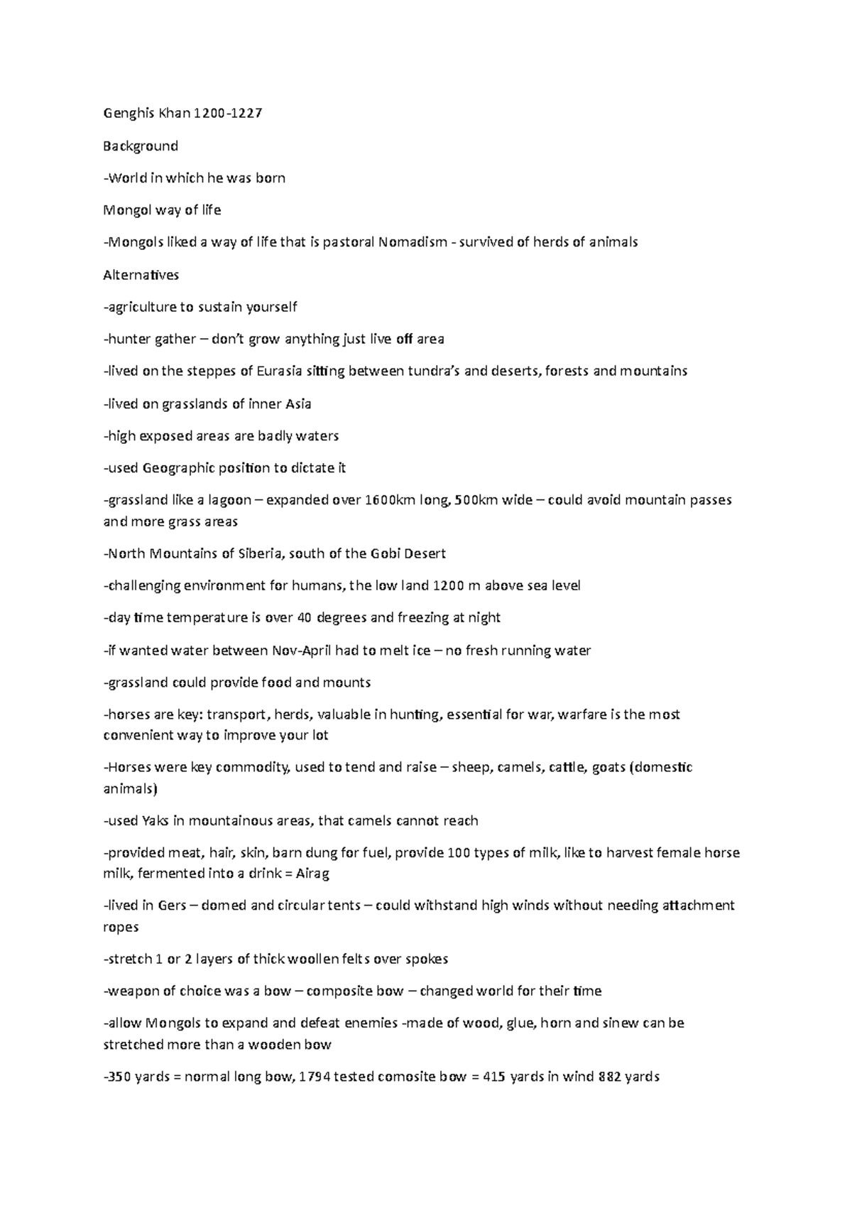 Genghis Khan - ddd - Genghis Khan 1200- Background -World in which he ...