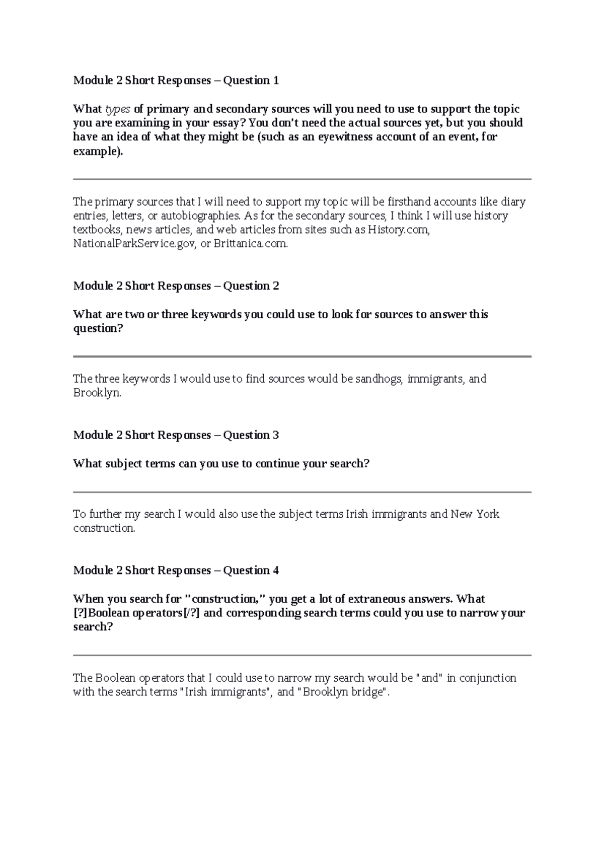 Module 2 Short Answers - Module 2 Short Responses – Question 1 What ...