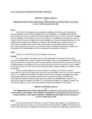 Consti Digest 1 - Notes - iii. Suability v. Liability of State ...