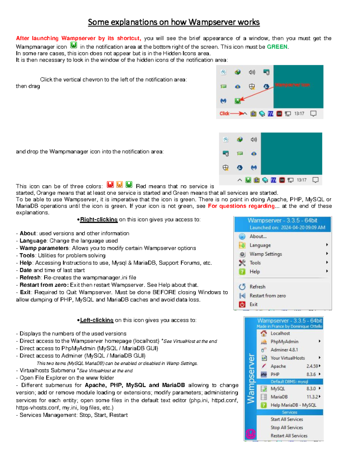 Instructions english - I NEED ALL NOTES - Some explanations on how ...