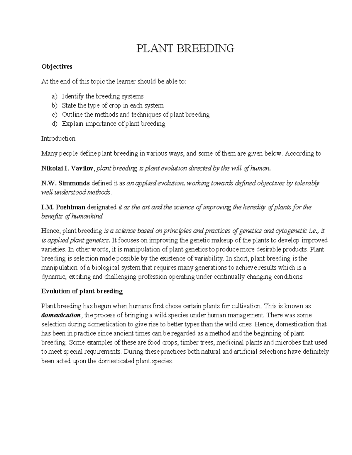 Plant Breeding 031824 - Crop production. Example maize production ...